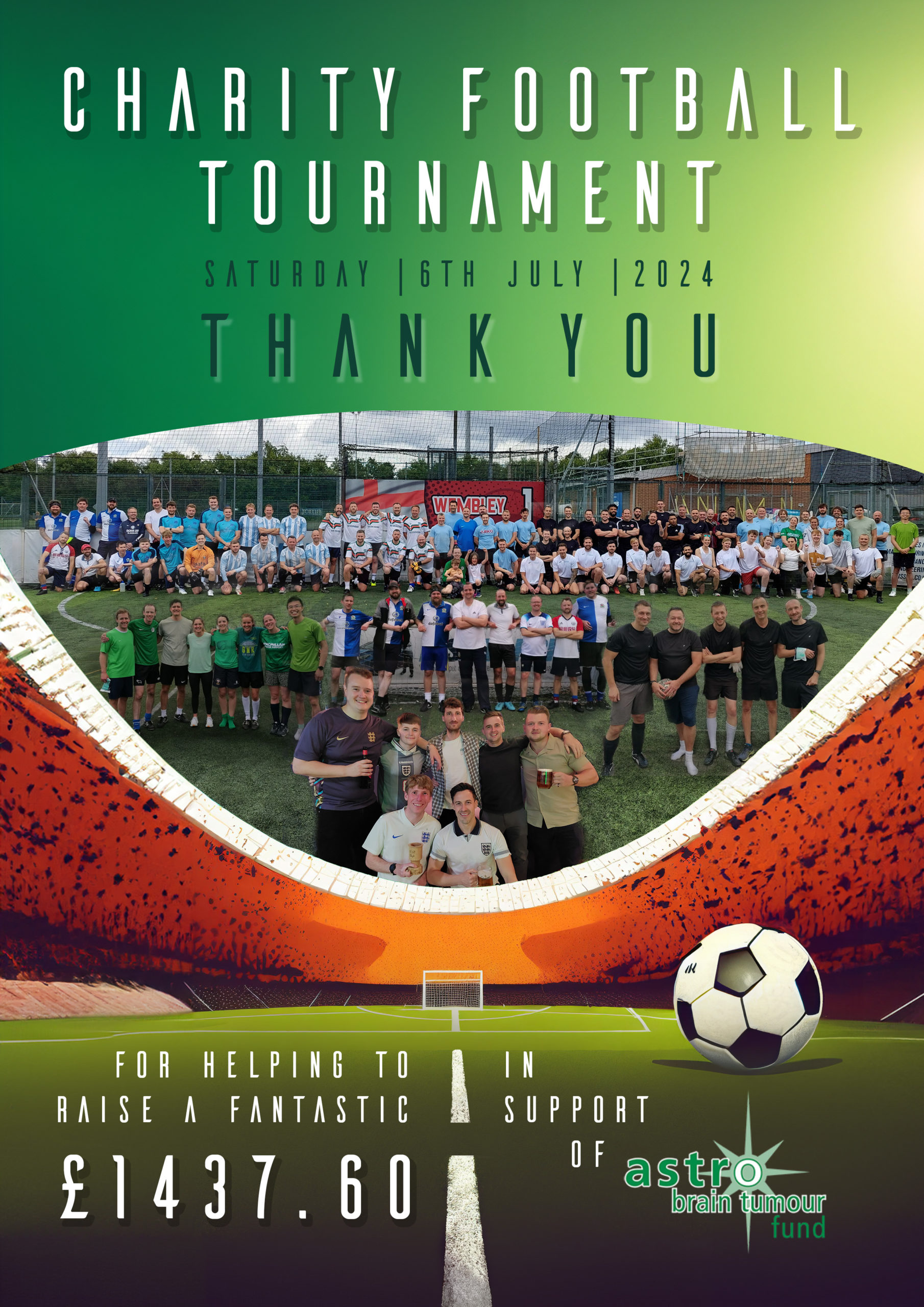 FOOTBALL TOURNAMENT - Astro Brain Tumour Fund